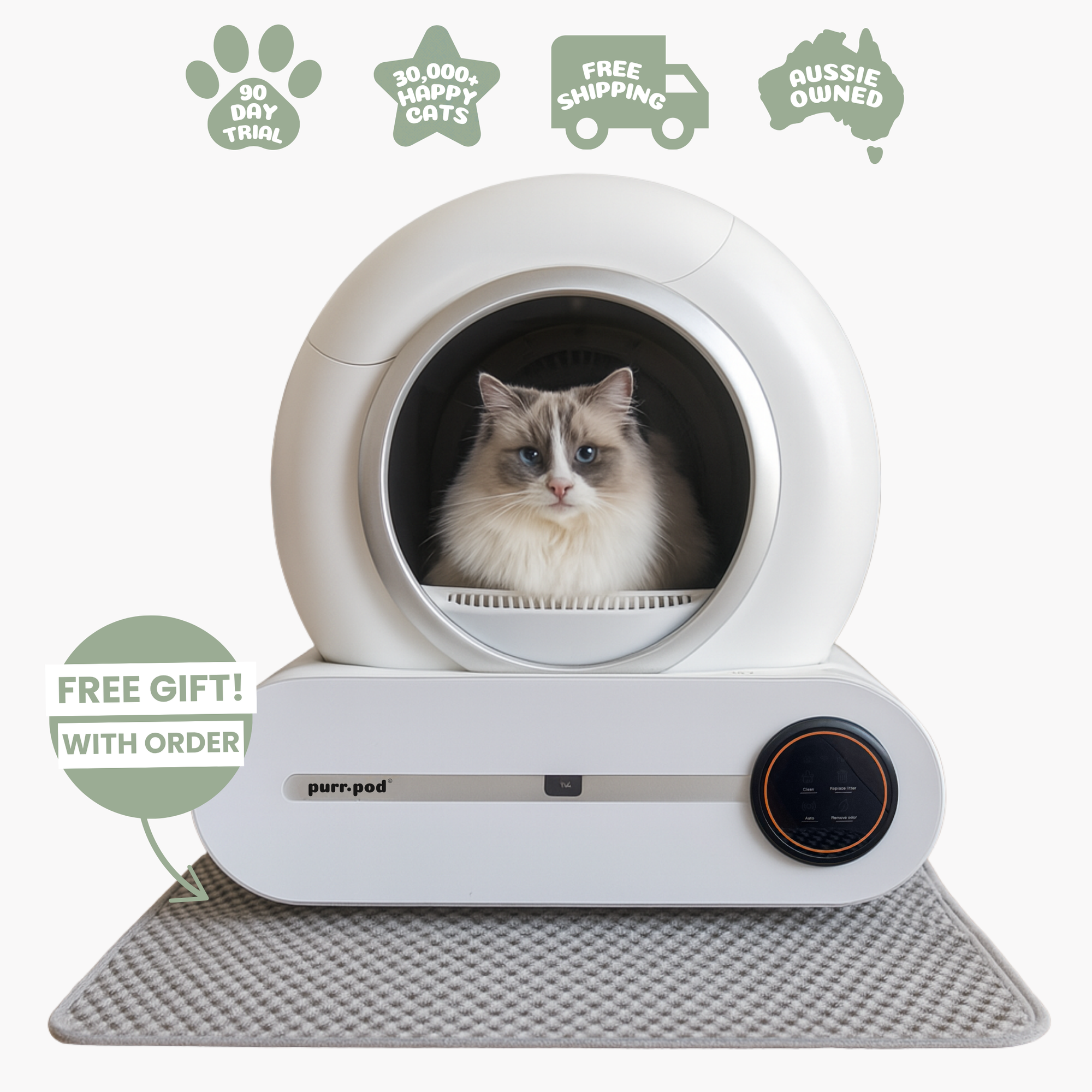 Purr-Pod™ Automatic Litter Box